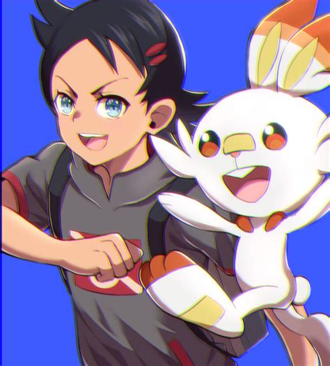 Scorbunny And Goh Pokemon And 2 More Drawn By Asadayo Danbooru