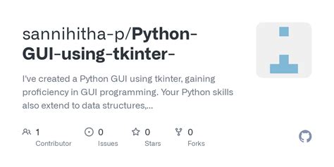 Github Sannihitha Ppython Gui Using Tkinter Ive Created A Python