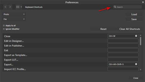 Keyboard Shortcuts Search Box Feedback For The Affinity V Suite Of Products Affinity Forum