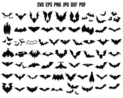 Bat Svg Halloween Bat Svg Halloween Svg Cut File Bat Cricut Bat Silhouette Bat Vector