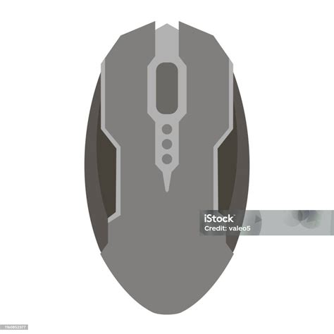 흰색 배경에서 격리된 컴퓨터 마우스 기호입니다 간단한 포인터 아이콘 로고 커서 개발에 대한 스톡 벡터 아트 및 기타 이미지 개발 검안 곡선 Istock