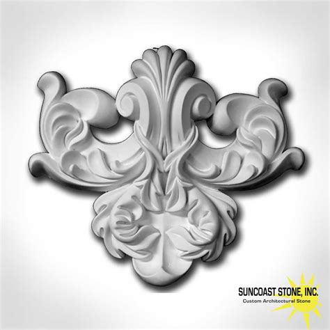 Ap 10 Oak Leaf Filigree Applique 12 5 X 11 Suncoast Stone