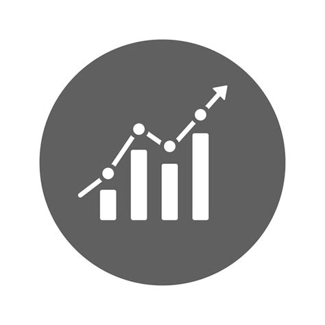 Premium Vector Cumulative Graph Icon Design