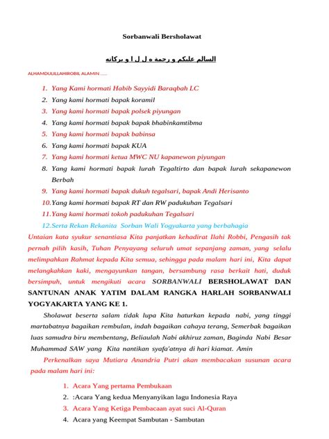 Teks Mc Pengajian Pdf