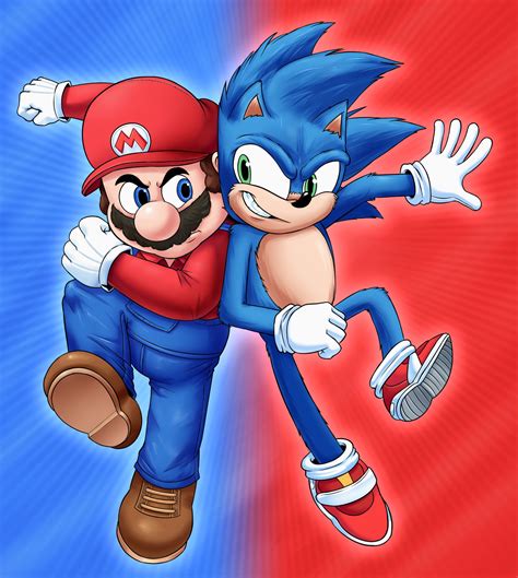 Sonic Vs Mario