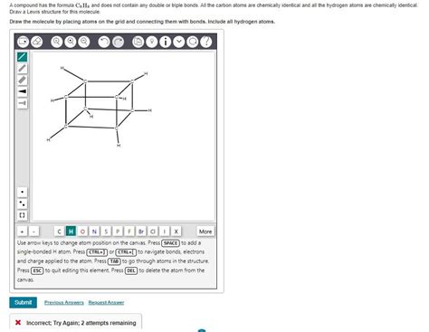 Solved Draw A Lewis Structure For This Molecule Draw The Chegg Com