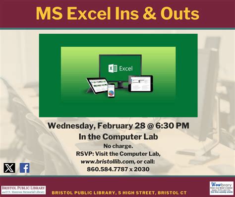Excel Ins Outs Bristol Public Library
