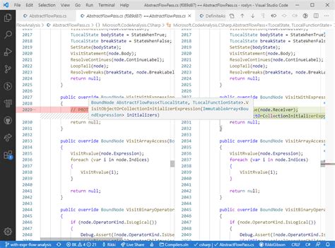 Semantic Highlighting Is Incorrect When Viewing Diffs Issue Dotnet Vscode Csharp Github