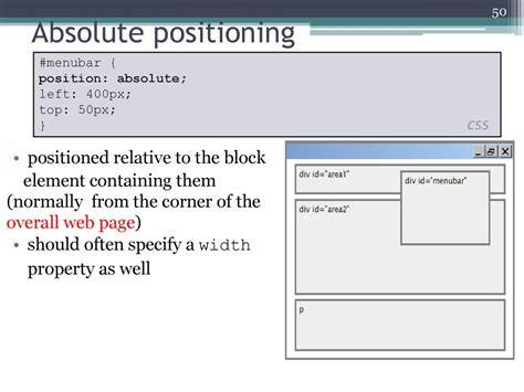 Cmpt241 Web Programming More Css Page Layout Ppt Download