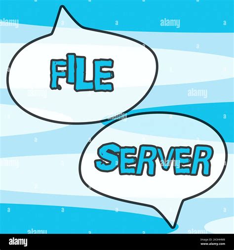 Conceptual Display File Server Business Showcase Device Which Controls Access To Separately