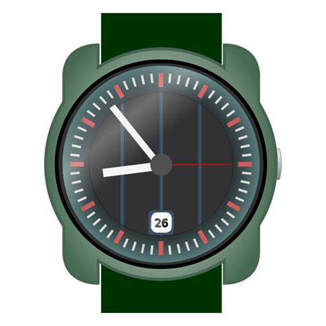 Analog Wristwatch Vector Clip Art Free Svg