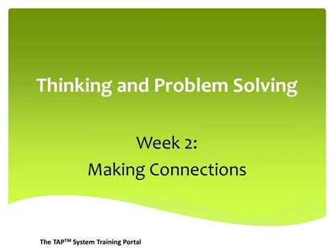 PPT Thinking And Problem Solving PowerPoint Presentation Free Download ID 2288882
