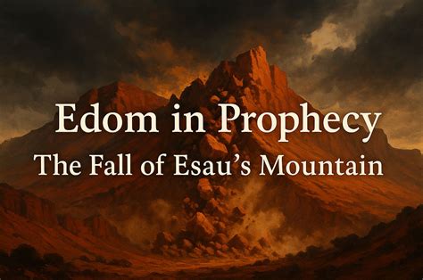 From Esau To Herod The Legacy Of Edom