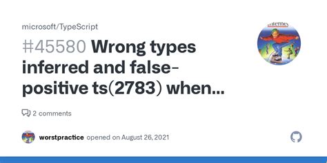 Wrong Types Inferred And False Positive Ts 2783 When Spreading Object