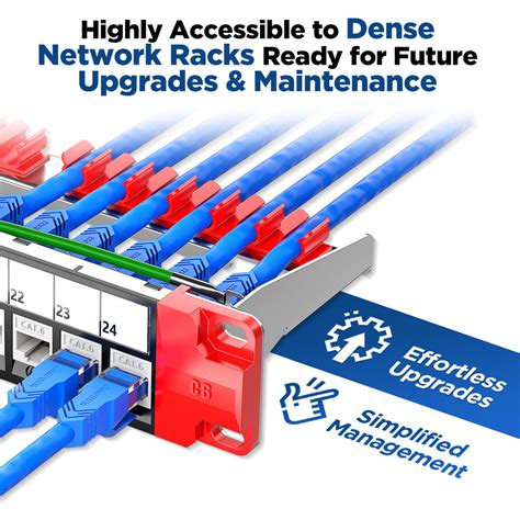 AMPCOM Patch Panel Port Patch Panel Pass Through RJ UTP Thru