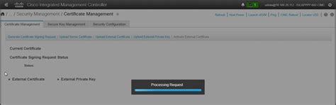 After Uploading A Public Certificate Security Management Hangs Cisco Community