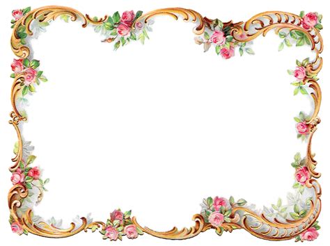 Pink Vintage Border