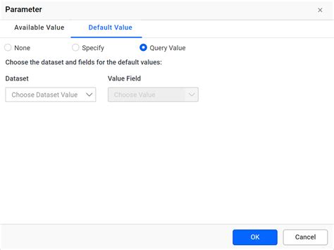 Create Drop Down List Report Parameter Standalone Designer