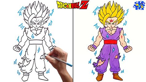 Gohan Ssj2 Drawing Full Body