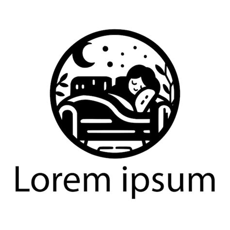 Premium Vector A Black Comfy Logo