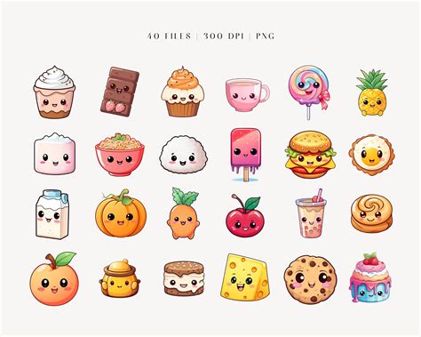Food Clipart Cute At Samuel Truelove Blog