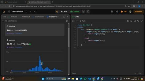 how i solved find center of star graph problem on leetcode rahul