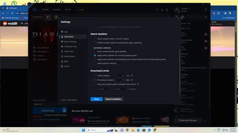 The Modify Bandwith Settings Button Section Doesnt Appear On My Options Why Does This Happen I