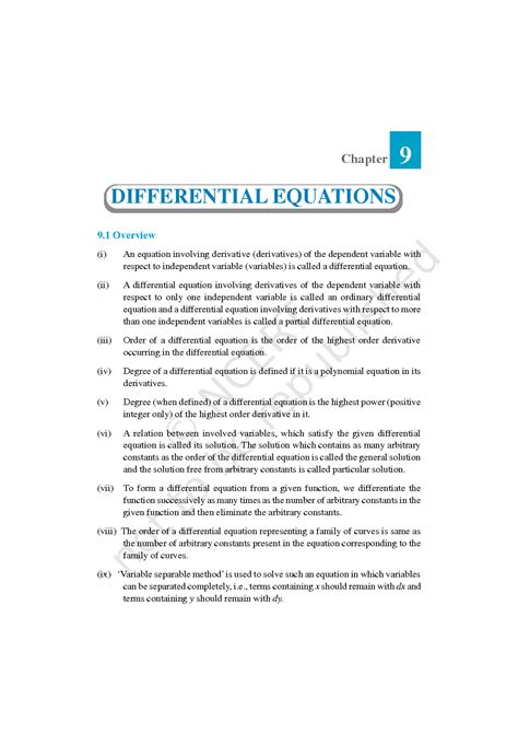 Solution Differential Equation Studypool
