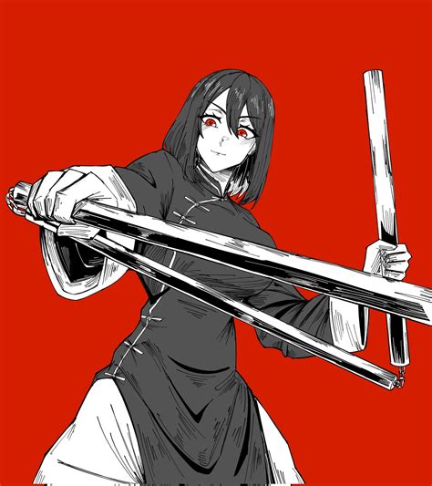 Safebooru China Dress Chinese Clothes Dress Fighting Stance Highres Kokoronokoibito Kung Fu