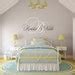 Fancy Script Name Decal Script Name Decal Nursery Name Decal Shabby Chic Vinyl Wall Princess