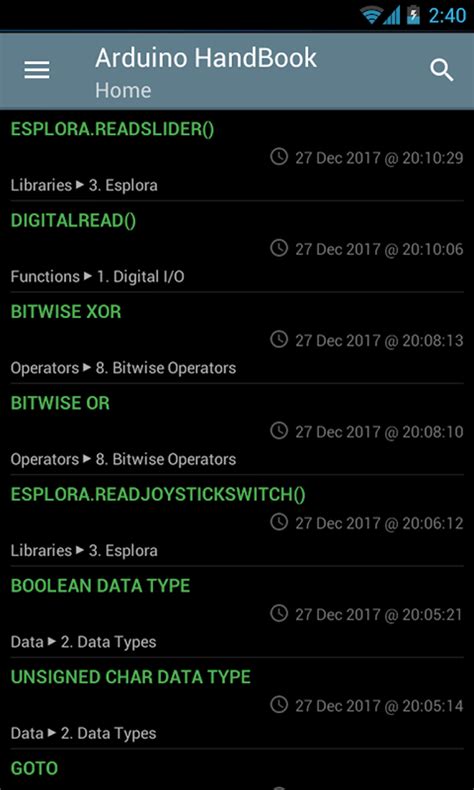 Arduino Handbook 2 Apk สำหรับ Android ดาวน์โหลด