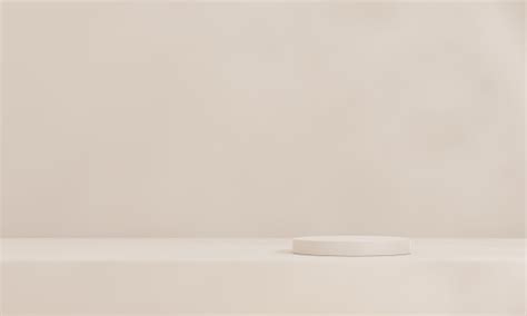 3d 렌더링 제품 디스플레이 연단은 갈색 배경에 서 있다 프레젠테이션을 위한 모형 원통 0명에 대한 스톡 사진 및 기타 이미지 Istock