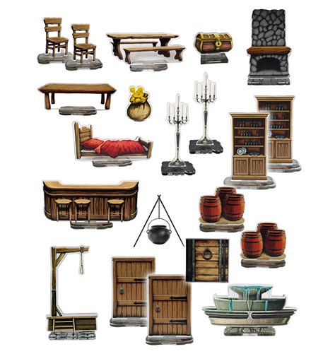 E Raptor Rpg Tavern Set Objects Modular Map E Raptor Rpg Tavern Set Objects Modular Map