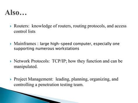 Ethical Hacking Penetration Testing Pptx Operating Systems Computer Software And Applications