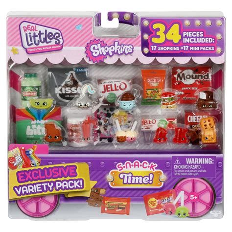 Shopkins Real Littles Super Toy Variety Pack 34 Pieces Styles May