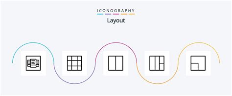 Layout Line 5 Icon Pack Including View 16240586 Vector Art At Vecteezy