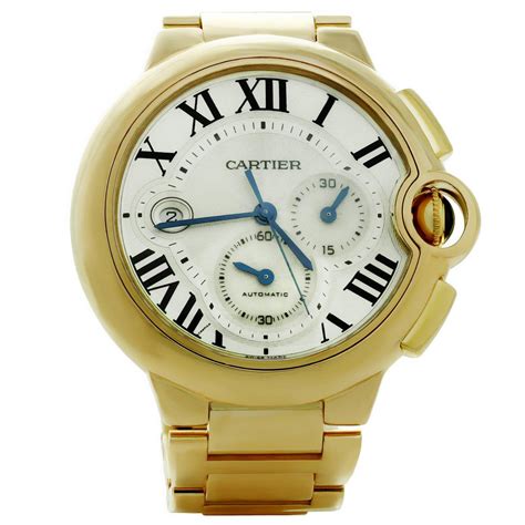 Cartier Ballon Bleu De Cartier Yellow Gold Watch At 1stdibs Cartier