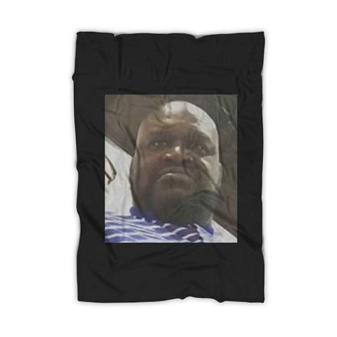 Shaq Face Meme Blanket