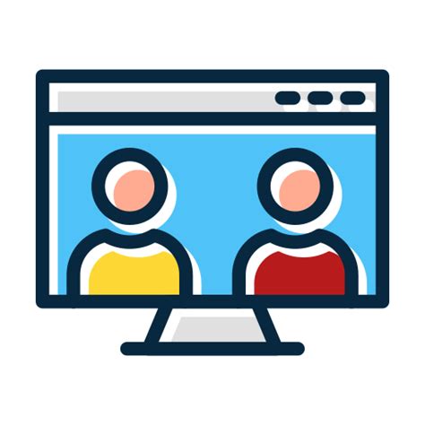 Virtual Class Generic Color Lineal Color Icon