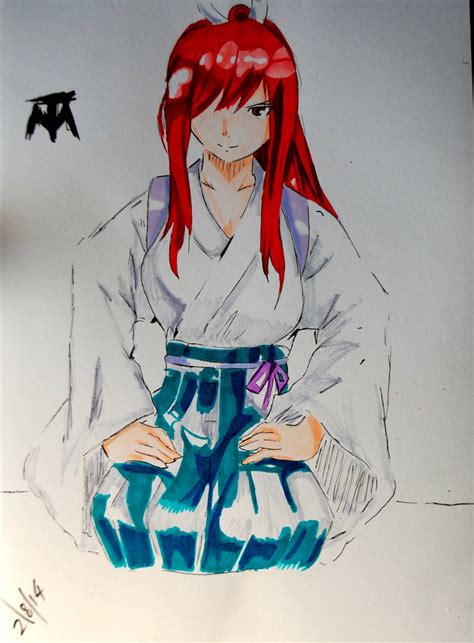 Erza Kimono Re Quip By Tommorello16 On Deviantart