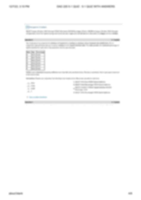 SOLUTION DAD QUIZ QUIZ WITH ANSWERS Intro To Structural Database Environments