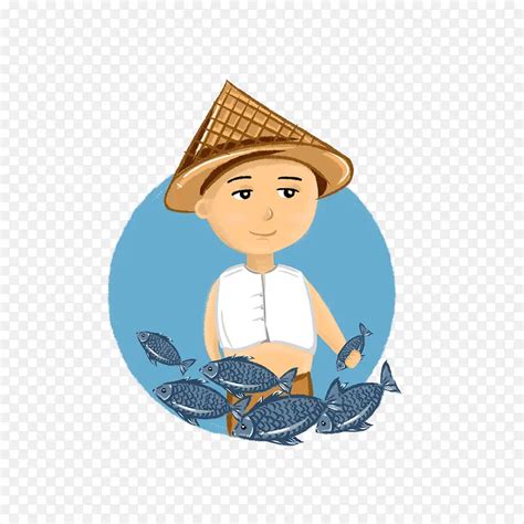 卡通手绘卡通渔夫png图片素材下载 图片编号yznwaemy 免抠素材网