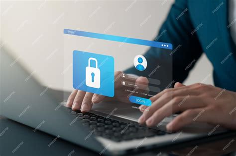 Premium Photo Cybersecurity And Privacy Concepts To Protect Data Lock Icon And Internet