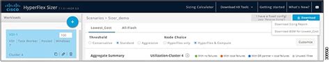 Cisco HyperFlex Sizer Getting Started Guide Scenarios Cisco HyperFlex HX Data Platform Cisco