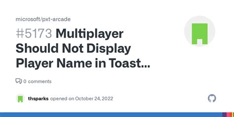 Multiplayer Should Not Display Player Name In Toast When Joining