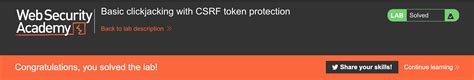Portswiggers Basic Clickjacking With Csrf Token Protection Walkthrough