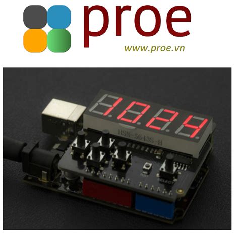 7 Segment Led Keypad Shield For Arduino Điện Tử Proe
