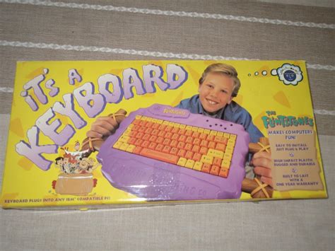 The Flintstones 1995 Hanna Barbera Computer Keyboard Excellent