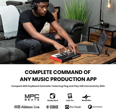 AKAI Professional MPK Mini Mk Key USB MIDI Keyboard Controller With Back EBay Australia