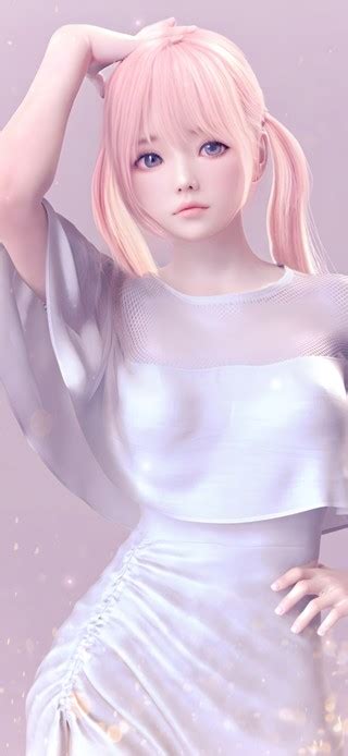 清纯马尾女孩 美女手机动态壁纸 美女手机壁纸下载 元气壁纸